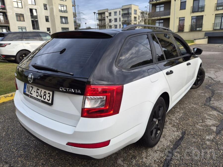 White Skoda Octavia 2014 in Riga, with an engine capacity of 1.60 L and mileage of 0 thousand km for 4950 €, photo 5 on AUTOMOTO.COM.LV