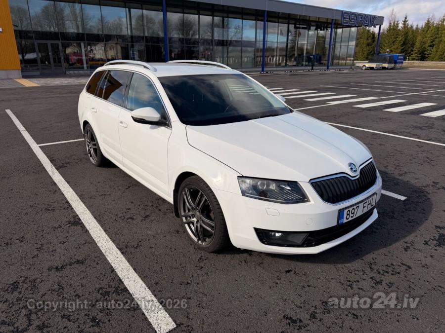 White Skoda Octavia 2014 in Tallinn, with an engine capacity of 1.60 L and mileage of 227 thousand km for 7000 €, photo 1 on AUTOMOTO.COM.LV
