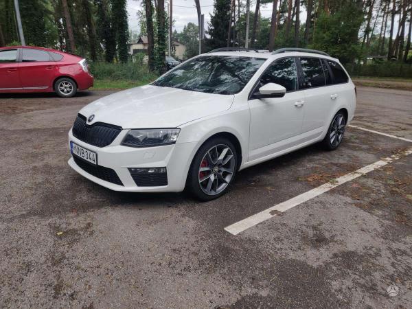 White Skoda Octavia 2014 in Kaunas, with an engine capacity of 1.97 L and mileage of 349 thousand km for 5000 €, photo 1 on AUTOMOTO.COM.LV