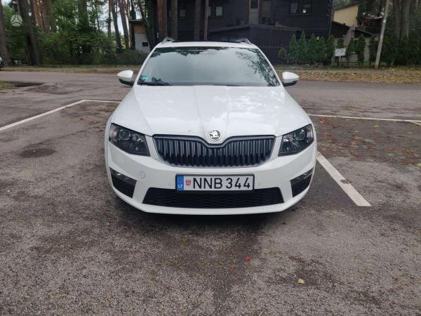 White Skoda Octavia 2014 in Kaunas, with an engine capacity of 1.97 L and mileage of 349 thousand km for 5000 €, photo 4 on AUTOMOTO.COM.LV
