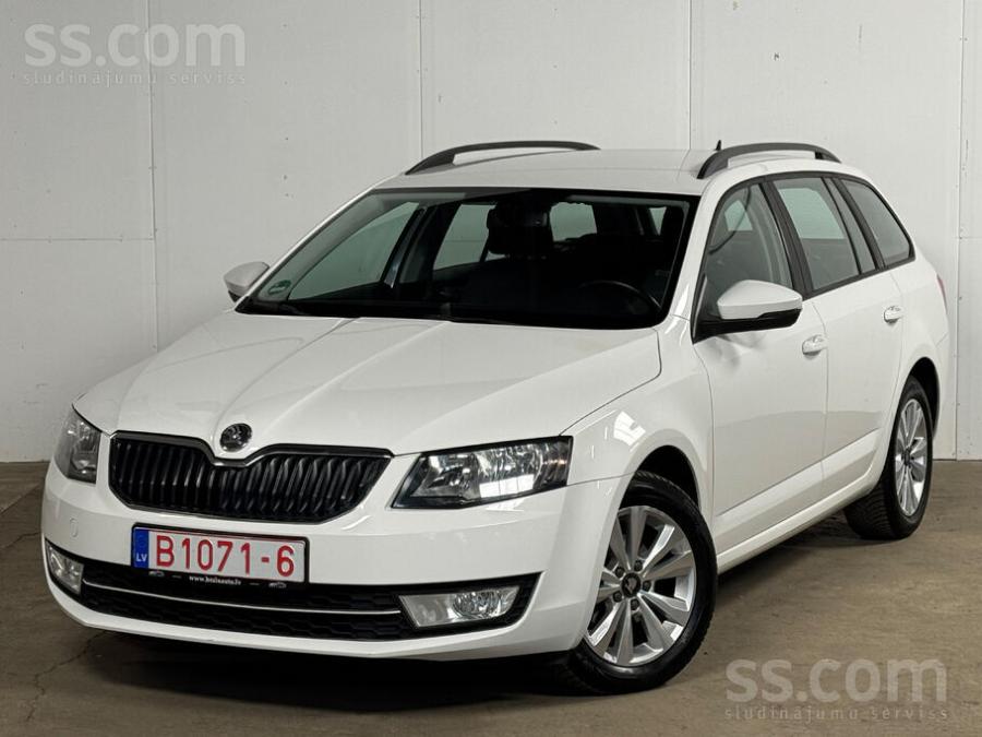 White Skoda Octavia 2014 in Jurmala, with an engine capacity of 1.60 L and mileage of 287 thousand km for 6850 €, photo 1 on AUTOMOTO.COM.LV