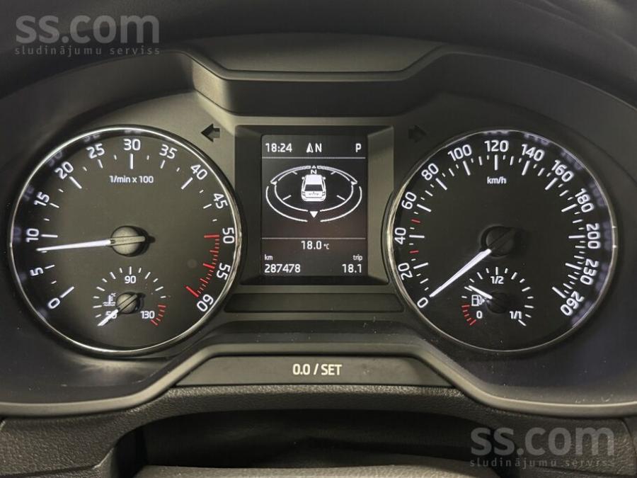 White Skoda Octavia 2014 in Jurmala, with an engine capacity of 1.60 L and mileage of 287 thousand km for 6850 €, photo 26 on AUTOMOTO.COM.LV