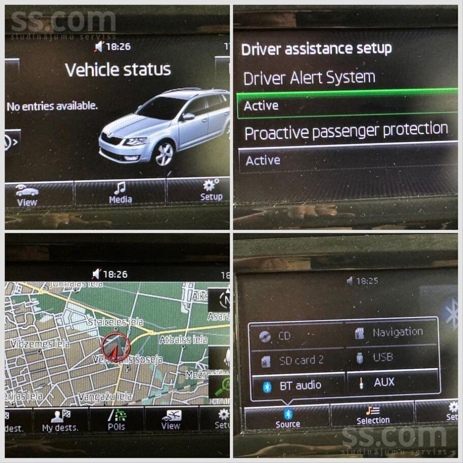 White Skoda Octavia 2014 in Jurmala, with an engine capacity of 1.60 L and mileage of 287 thousand km for 6850 €, photo 27 on AUTOMOTO.COM.LV