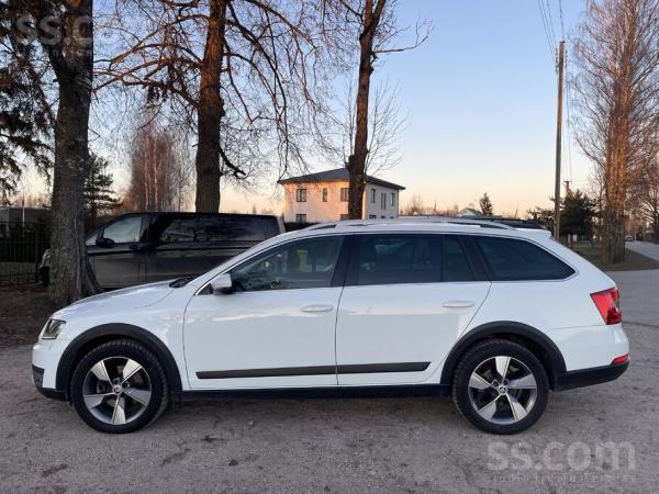 White Skoda Octavia 2015 in Riga, with an engine capacity of 2.00 L and mileage of 257 thousand km for 10890 €, photo 2 on AUTOMOTO.COM.LV