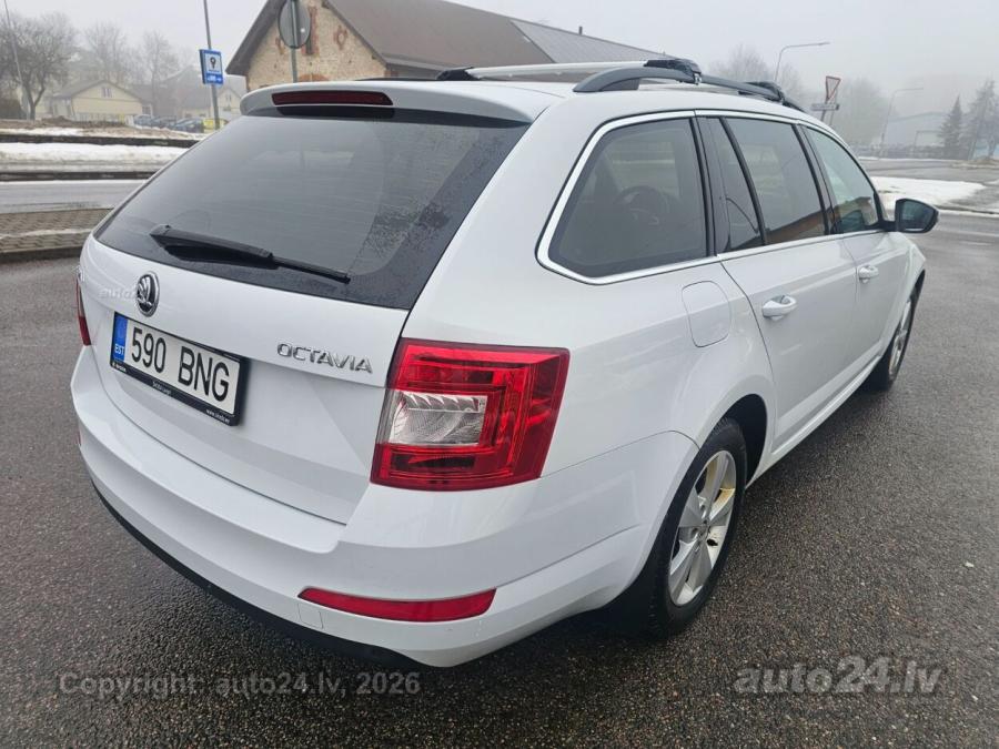 White Skoda Octavia 2015 in Paide, with an engine capacity of 1.40 L and mileage of 172 thousand km for 7999 €, photo 4 on AUTOMOTO.COM.LV