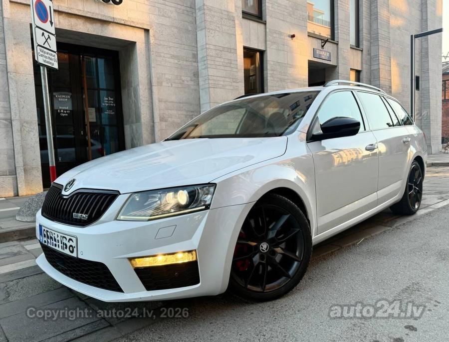 White Skoda Octavia 2015 in Tallinn, with an engine capacity of 2.00 L and mileage of 287 thousand km for 9990 €, photo 1 on AUTOMOTO.COM.LV