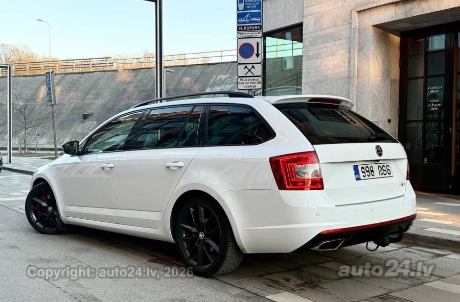 White Skoda Octavia 2015 in Tallinn, with an engine capacity of 2.00 L and mileage of 287 thousand km for 9990 €, photo 6 on AUTOMOTO.COM.LV