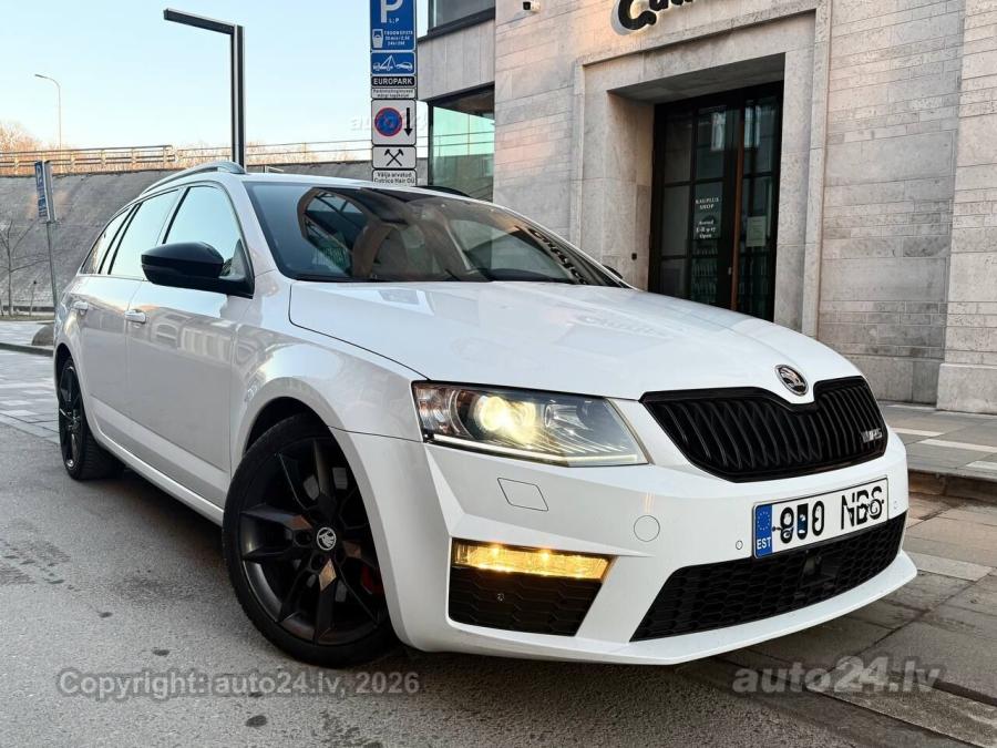 White Skoda Octavia 2015 in Tallinn, with an engine capacity of 2.00 L and mileage of 287 thousand km for 9990 €, photo 11 on AUTOMOTO.COM.LV