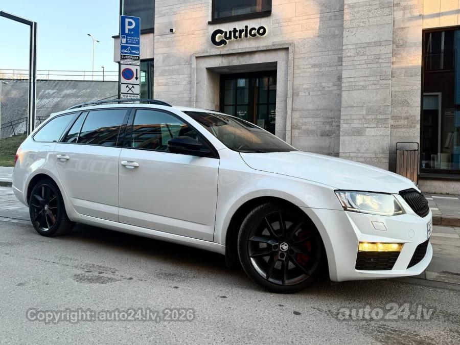 White Skoda Octavia 2015 in Tallinn, with an engine capacity of 2.00 L and mileage of 287 thousand km for 9990 €, photo 15 on AUTOMOTO.COM.LV