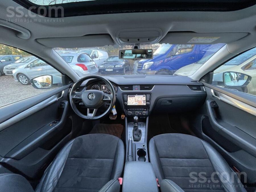 White Skoda Octavia 2015 in Riga, with an engine capacity of 2.00 L and mileage of 257 thousand km for 9990 €, photo 20 on AUTOMOTO.COM.LV