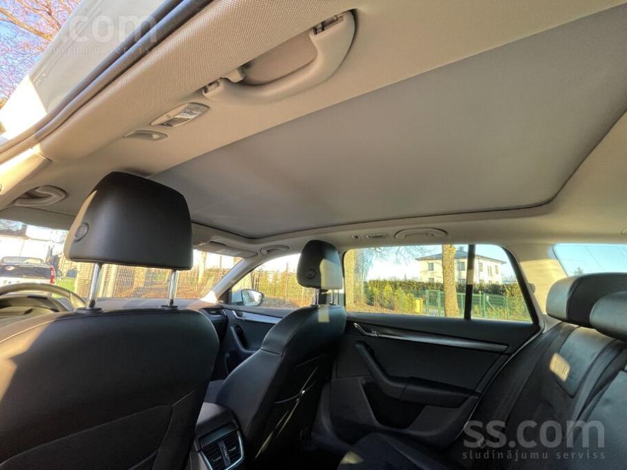 White Skoda Octavia 2015 in Riga, with an engine capacity of 2.00 L and mileage of 257 thousand km for 9990 €, photo 33 on AUTOMOTO.COM.LV