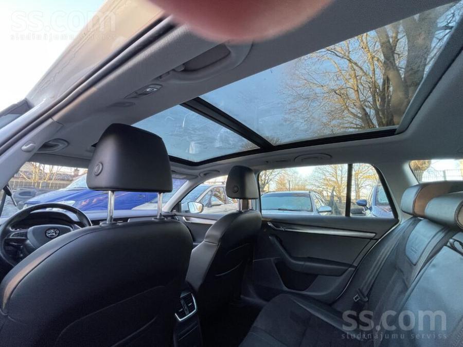 White Skoda Octavia 2015 in Riga, with an engine capacity of 2.00 L and mileage of 257 thousand km for 9990 €, photo 34 on AUTOMOTO.COM.LV