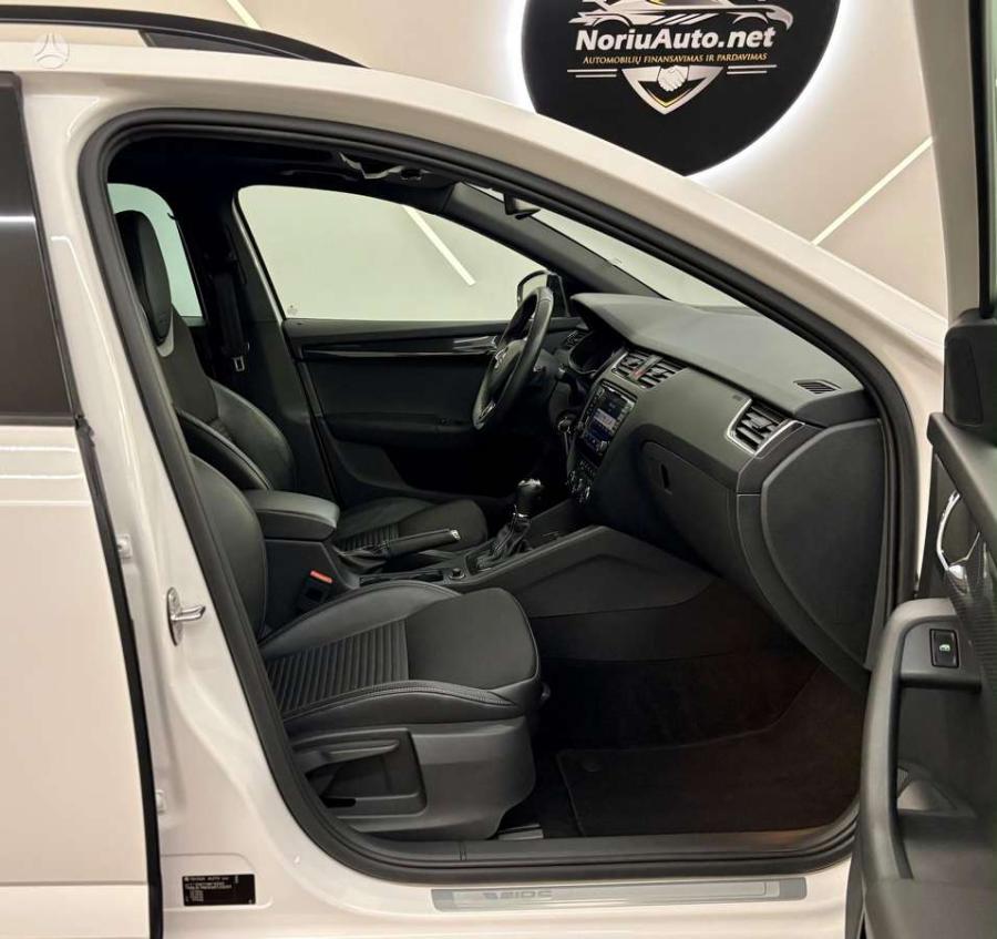 White Skoda Octavia 2015 in Marijampole, with an engine capacity of 1.97 L and mileage of 298 thousand km for 9450 €, photo 15 on AUTOMOTO.COM.LV