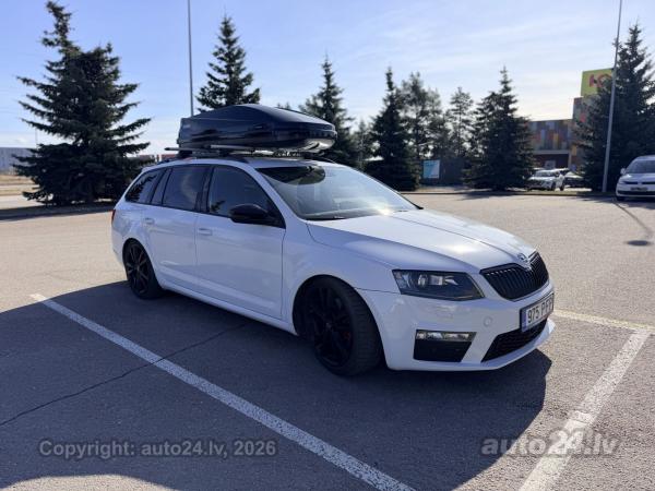 White Skoda Octavia 2016 in Tartu, with an engine capacity of 2.00 L and mileage of 169 thousand km for 12500 €, photo 6 on AUTOMOTO.COM.LV