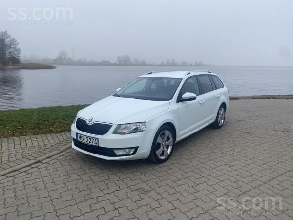 White Skoda Octavia 2016 in Riga, with an engine capacity of 2.00 L and mileage of 260 thousand km for 7500 €, photo 1 on AUTOMOTO.COM.LV