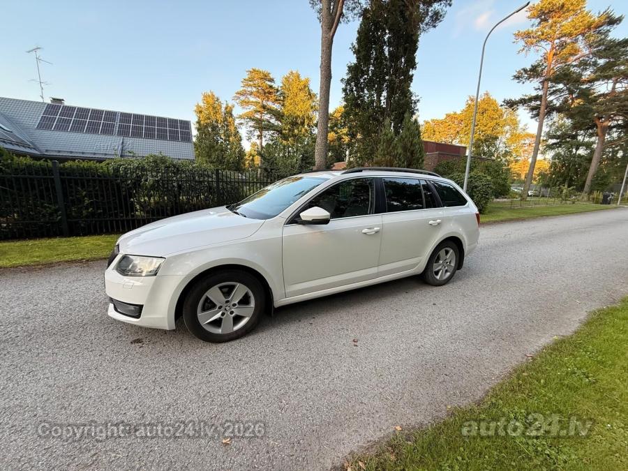 White Skoda Octavia 2016 in Tallinn, with an engine capacity of 1.60 L and mileage of 142 thousand km for 12900 €, photo 4 on AUTOMOTO.COM.LV