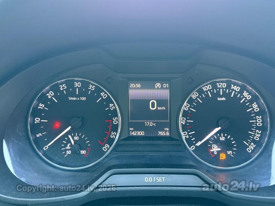 White Skoda Octavia 2016 in Tallinn, with an engine capacity of 1.60 L and mileage of 142 thousand km for 12900 €, photo 12 on AUTOMOTO.COM.LV