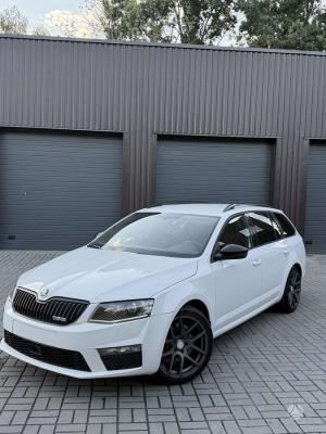 White Skoda Octavia 2016 in Kaisiadorys, with an engine capacity of 1.97 L and mileage of 303 thousand km for 6999 €, photo  on AUTOMOTO.COM.LV