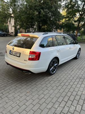 White Skoda Octavia 2016 in Riga, with an engine capacity of 2.00 L and mileage of 270 thousand km for 10500 €, photo 4 on AUTOMOTO.COM.LV