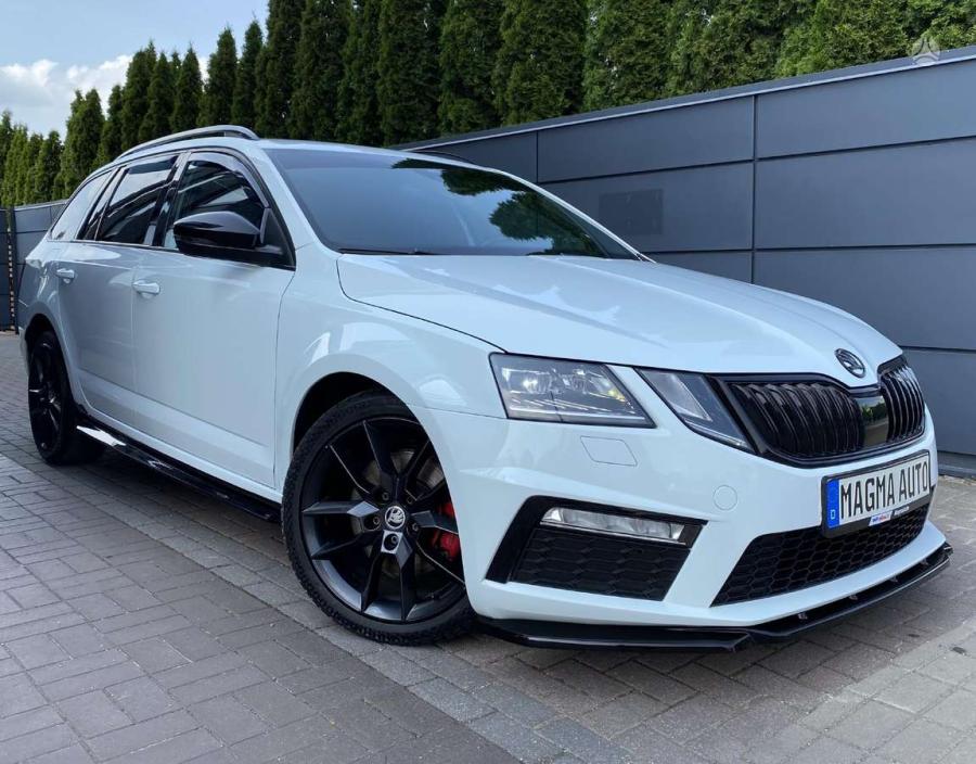 White Skoda Octavia 2017 in Marijampole, with an engine capacity of 1.97 L and mileage of 239 thousand km for 13950 €, photo 3 on AUTOMOTO.COM.LV