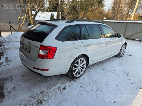 White Skoda Octavia 2017 in Riga, with an engine capacity of 2.00 L and mileage of 235 thousand km for 8150 €, photo 3 on AUTOMOTO.COM.LV
