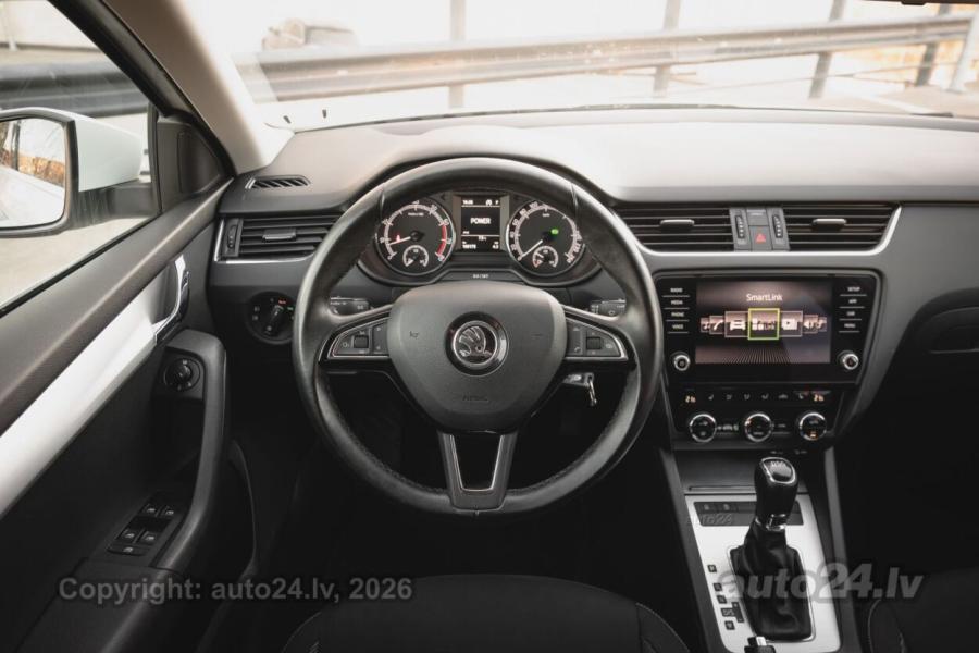 White Skoda Octavia 2017 in Tartu, with an engine capacity of 1.40 L and mileage of 160 thousand km for 7999 €, photo 16 on AUTOMOTO.COM.LV