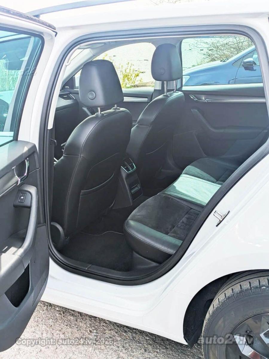 White Skoda Octavia 2017 in Tallinn, with an engine capacity of 2.00 L and mileage of 258 thousand km for 10200 €, photo 13 on AUTOMOTO.COM.LV