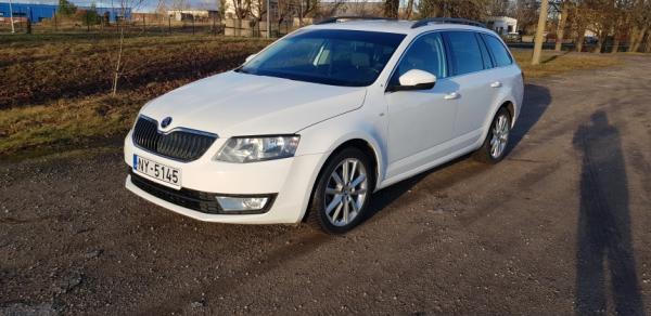 White Skoda Octavia 2017 in Riga, with an engine capacity of 2.00 L and mileage of 238 thousand km for 7500 €, photo 1 on AUTOMOTO.COM.LV