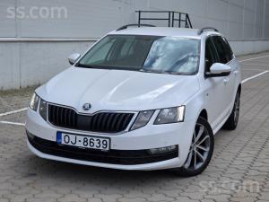 White Skoda Octavia 2017 in Riga, with an engine capacity of 2.00 L and mileage of 238 thousand km for 8990 €, photo  on AUTOMOTO.COM.LV