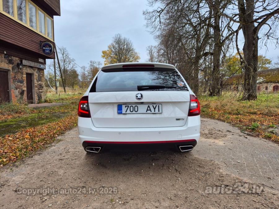 White Skoda Octavia 2018 in Tallinn, with an engine capacity of 2.00 L and mileage of 192 thousand km for 14990 €, photo 6 on AUTOMOTO.COM.LV