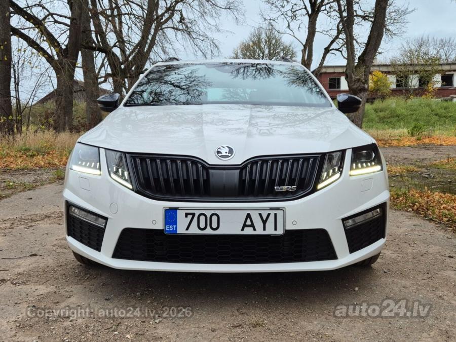 White Skoda Octavia 2018 in Tallinn, with an engine capacity of 2.00 L and mileage of 192 thousand km for 14990 €, photo 12 on AUTOMOTO.COM.LV