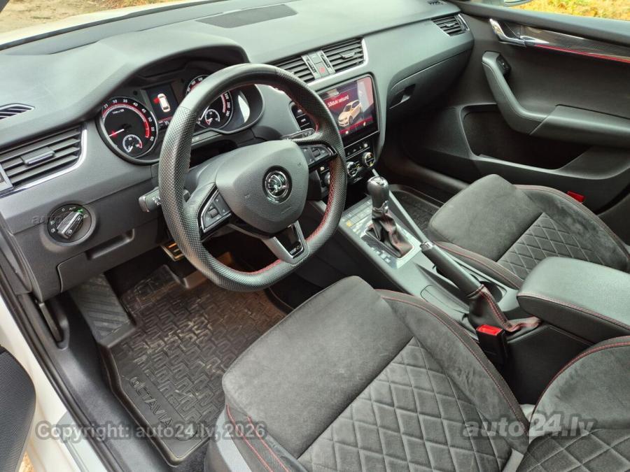 White Skoda Octavia 2018 in Tallinn, with an engine capacity of 2.00 L and mileage of 192 thousand km for 14990 €, photo 14 on AUTOMOTO.COM.LV