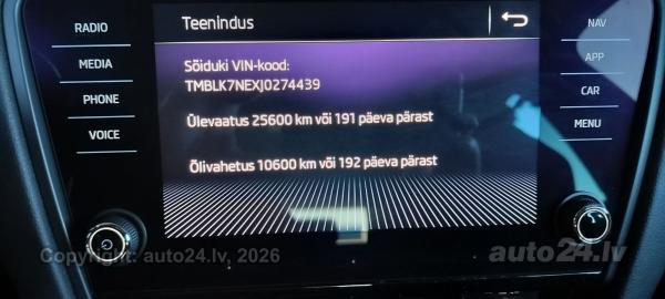 White Skoda Octavia 2018 in Tallinn, with an engine capacity of 2.00 L and mileage of 209 thousand km for 14500 €, photo 4 on AUTOMOTO.COM.LV