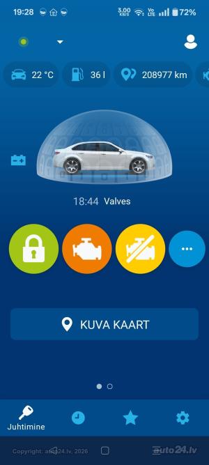 Balts Skoda Octavia 2018 Tallina, ar dzinēja tilpumu 2.00 L un nobraukumu 209 tūkst. km par 14500 €, foto 8 vietnē AUTOMOTO.COM.LV