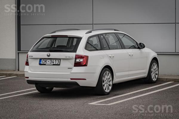 White Skoda Octavia 2018 in Riga, with an engine capacity of 1.40 L and mileage of 226 thousand km for 9995 €, photo 4 on AUTOMOTO.COM.LV