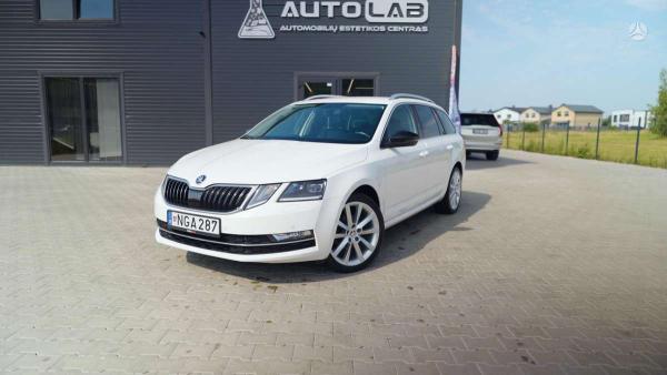 Balts Skoda Octavia 2018 Viļņa, ar dzinēja tilpumu 1.60 L un nobraukumu 300 tūkst. km par 9500 €, foto  vietnē AUTOMOTO.COM.LV