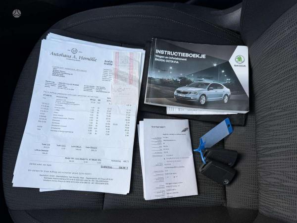 White Skoda Octavia 2018 in Vilnius, with an engine capacity of 1.00 L and mileage of 187 thousand km for 7899 €, photo 6 on AUTOMOTO.COM.LV