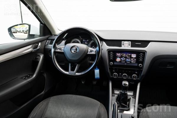 White Skoda Octavia 2018 in Riga, with an engine capacity of 2.00 L and mileage of 244 thousand km for 7950 €, photo 10 on AUTOMOTO.COM.LV