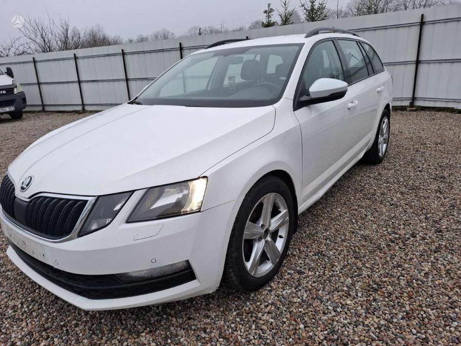 White Skoda Octavia 2019 in Kaunas, with an engine capacity of 1.00 L and mileage of 126 thousand km for 6474 €, photo 9 on AUTOMOTO.COM.LV