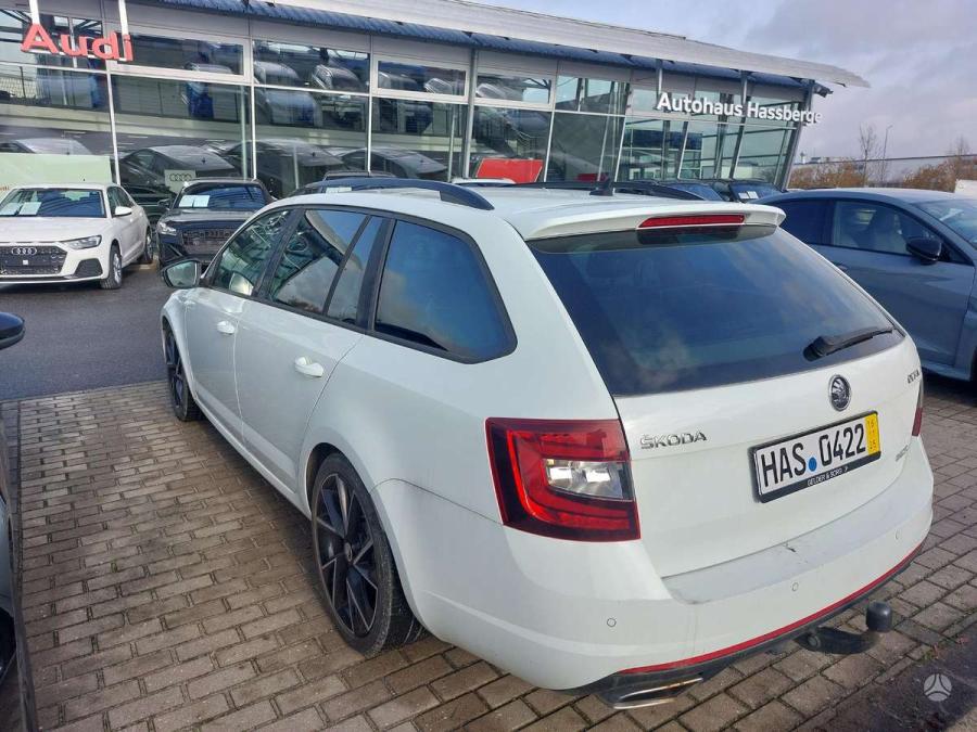 White Skoda Octavia 2019 in Kaunas, with an engine capacity of 1.97 L and mileage of 260 thousand km for 12950 €, photo 14 on AUTOMOTO.COM.LV