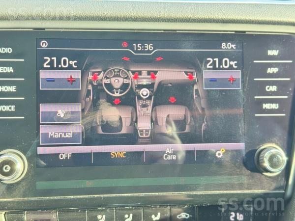 Balts Skoda Octavia 2019 Rīga, ar dzinēja tilpumu 1.60 L un nobraukumu 212 tūkst. km par 10250 €, foto 8 vietnē AUTOMOTO.COM.LV