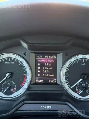 Белый Шкода Октавия 2019 в Валмиера, объемом двигателя 2.00 л и пробегом 206 тыс. км за 14800 €, фото 5 на AUTOMOTO.COM.LV
