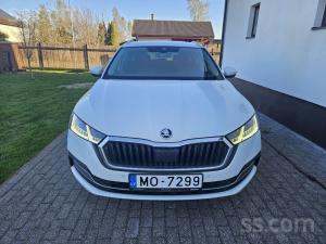 Белый Шкода Октавия 2020 в Рига, объемом двигателя 2.00 л и пробегом 141 тыс. км за 17500 €, фото 3 на AUTOMOTO.COM.LV