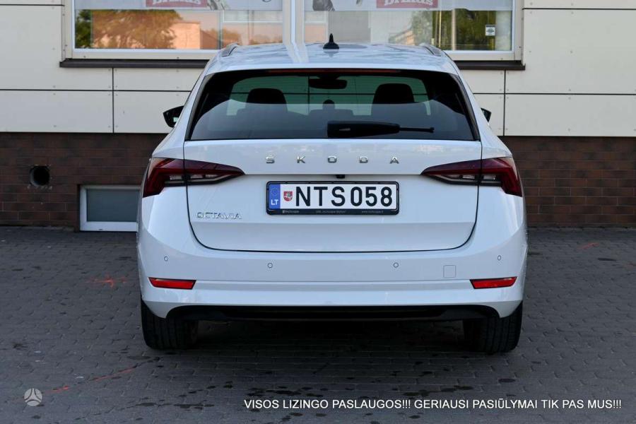 White Skoda Octavia 2020 in Kretinga, with an engine capacity of 2.00 L and mileage of 163 thousand km for 18499 €, photo 9 on AUTOMOTO.COM.LV