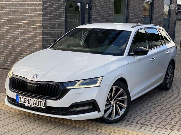 White Skoda Octavia 2021 in Marijampole, with an engine capacity of 1.97 L and mileage of 277 thousand km for 16499 €, photo 11 on AUTOMOTO.COM.LV