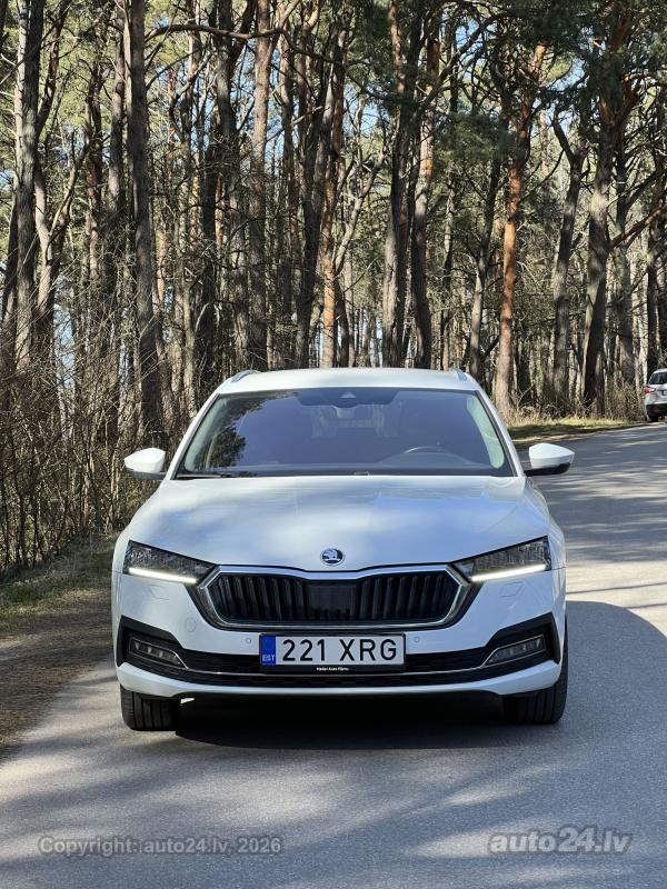 White Skoda Octavia 2021 in Tallinn, with an engine capacity of 1.50 L and mileage of 55 thousand km for 999 €, photo 4 on AUTOMOTO.COM.LV