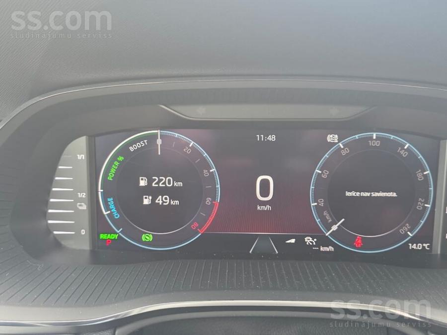 White Skoda Octavia 2021 in Riga, with an engine capacity of 1.40 L and mileage of 131 thousand km for 18900 €, photo 12 on AUTOMOTO.COM.LV