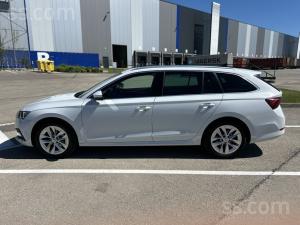 White Skoda Octavia 2021 in Riga, with an engine capacity of 2.00 L and mileage of 97 thousand km for 17500 €, photo 6 on AUTOMOTO.COM.LV