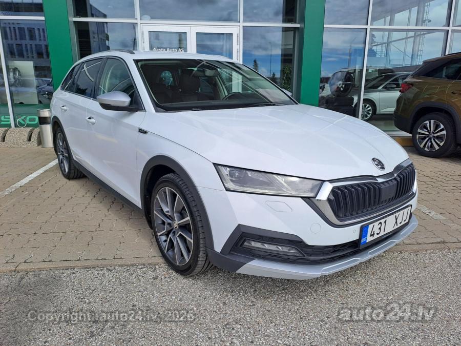 White Skoda Octavia 2021 in Tartu, with an engine capacity of 2.00 L and mileage of 197 thousand km for 21490 €, photo 1 on AUTOMOTO.COM.LV
