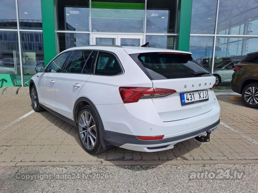 White Skoda Octavia 2021 in Tartu, with an engine capacity of 2.00 L and mileage of 197 thousand km for 21490 €, photo 3 on AUTOMOTO.COM.LV